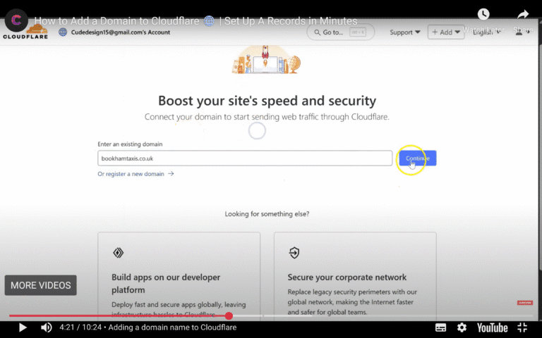 Basic Cloudflare Set Up Guide for Nameservers & DNS Records - Cude Design Limited